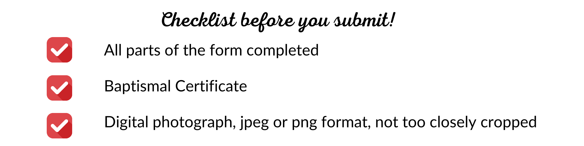 Confirmation - Catholic Diocese of Broken Bay