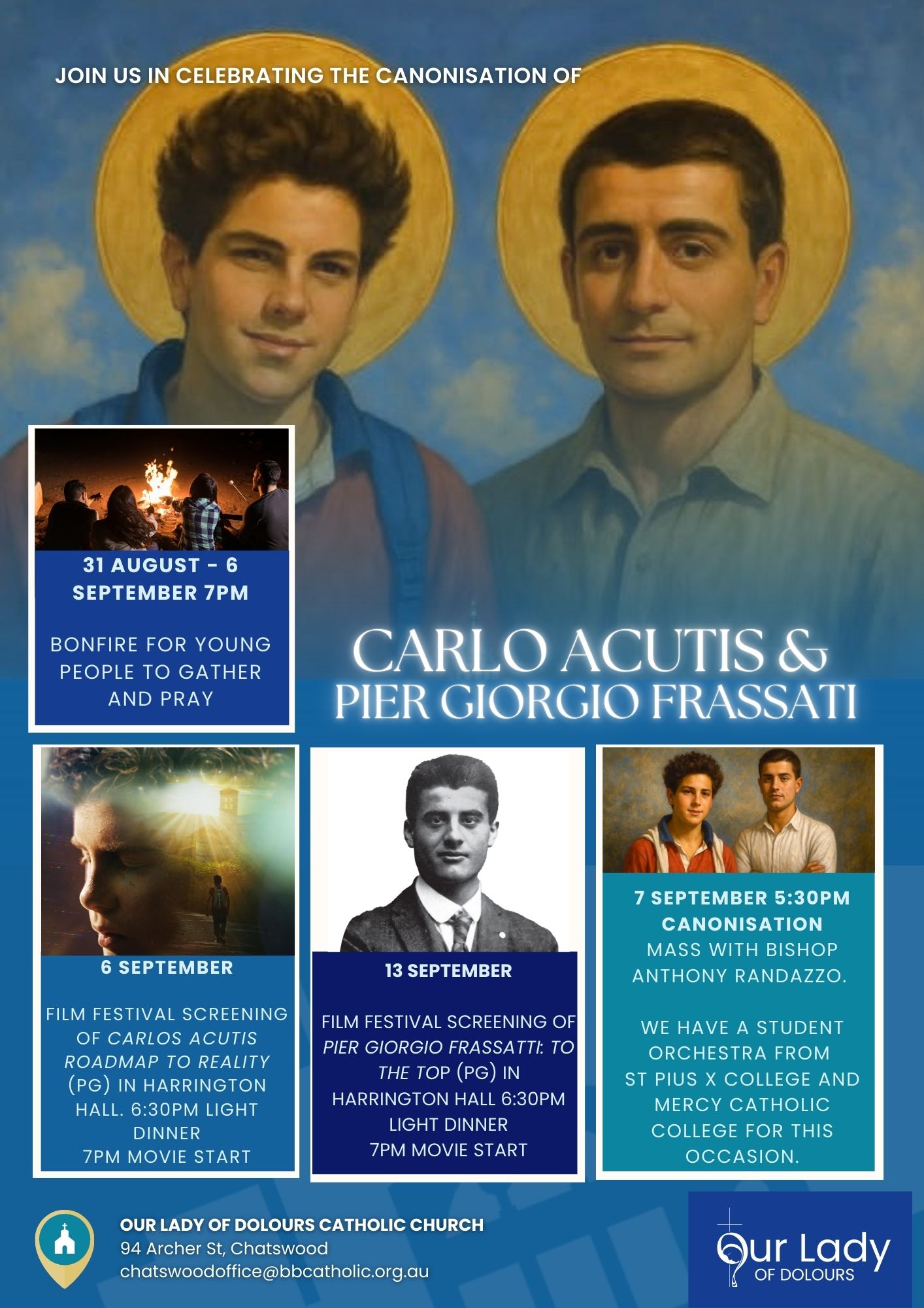 Carlo Acutis Events - Catholic Diocese of Broken Bay