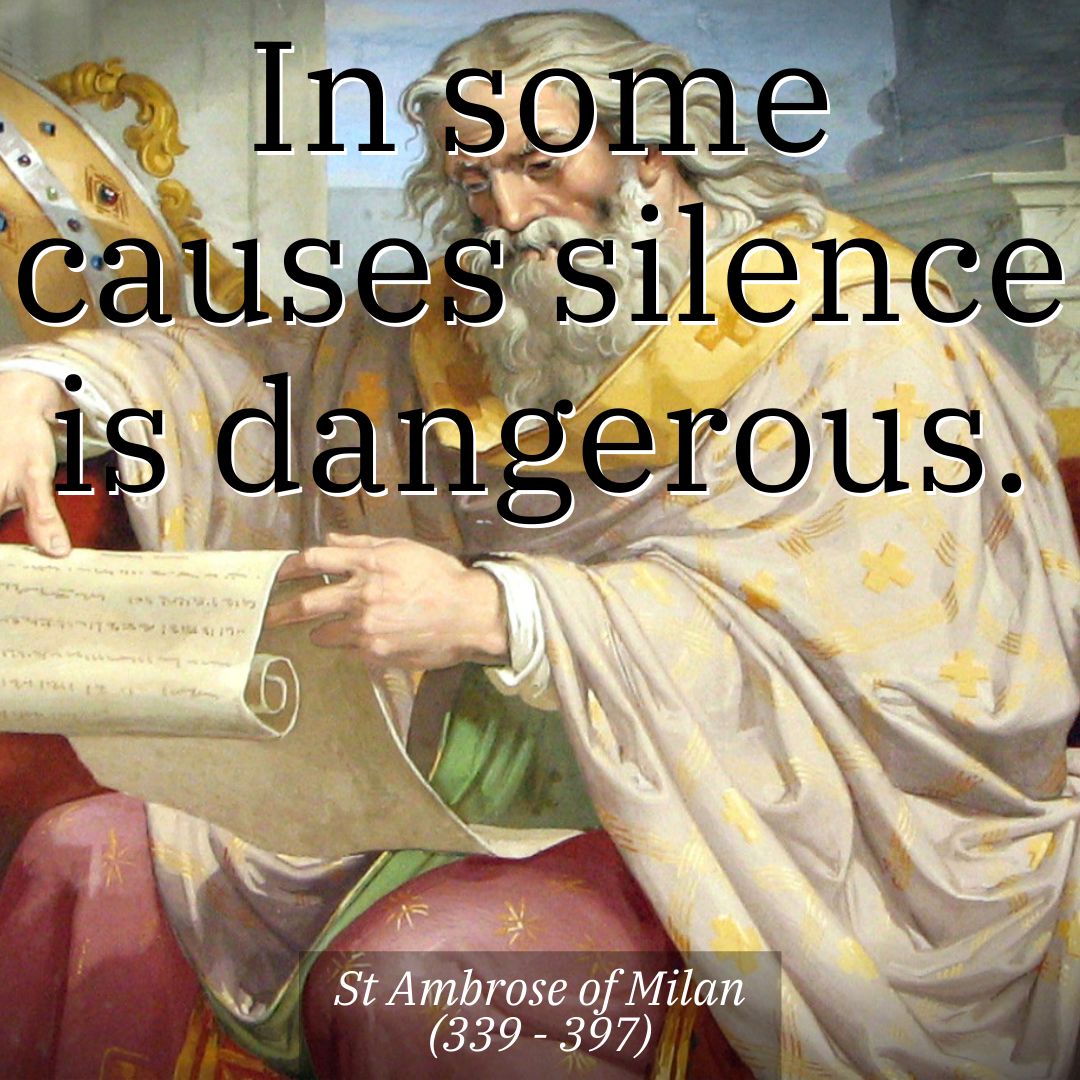 Danger of Silence - Catholic Diocese of Broken Bay