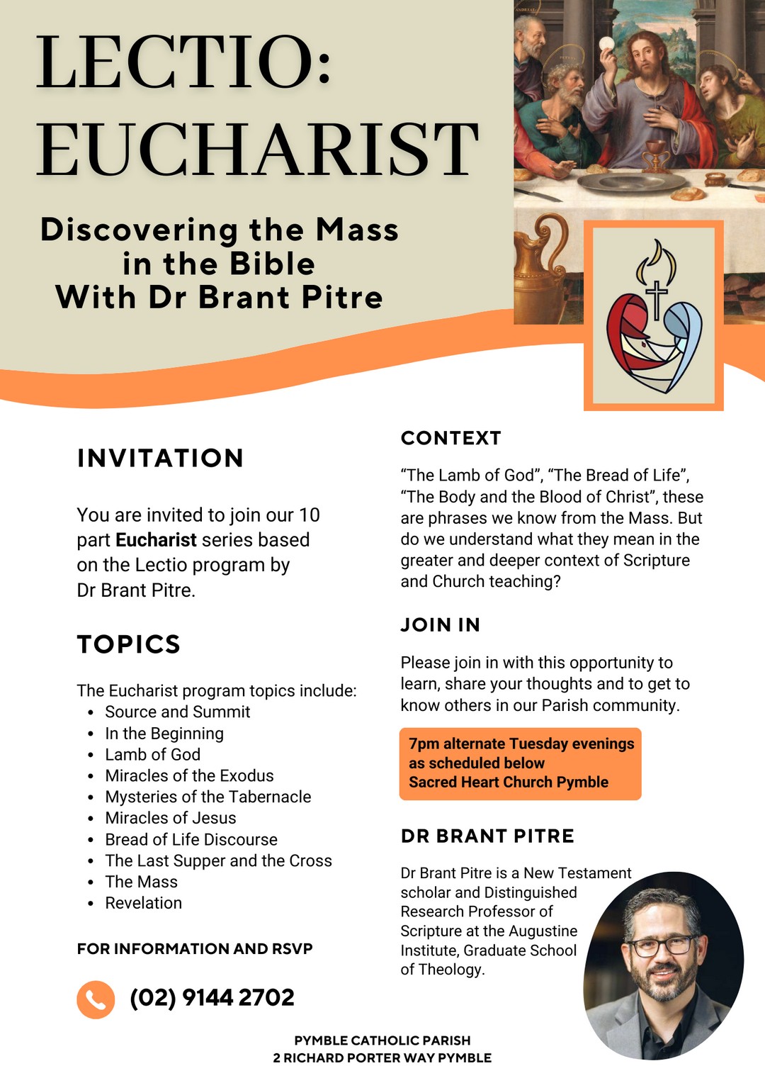 Eucharist - Catholic Diocese of Broken Bay