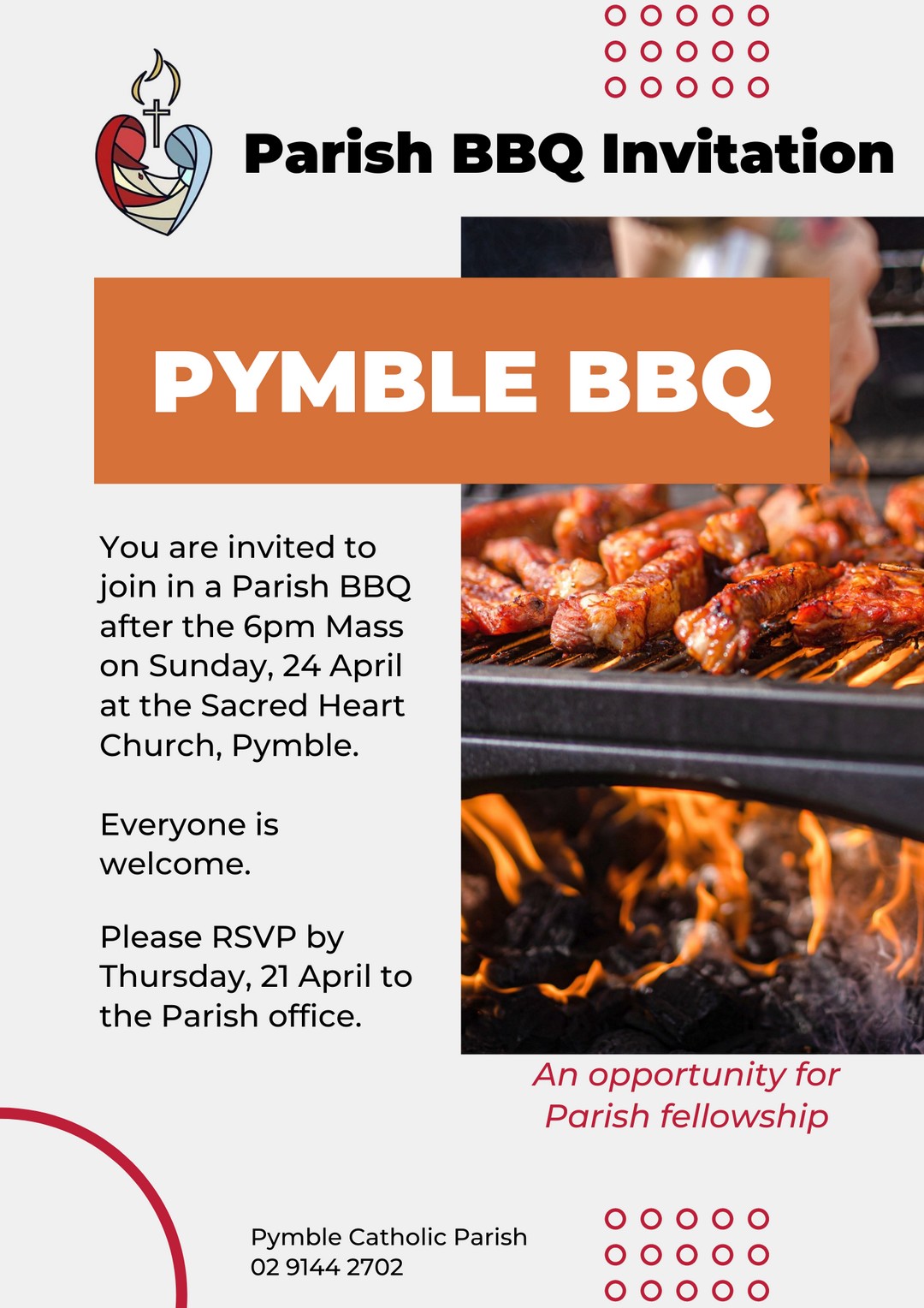 Parish BBQ - Catholic Diocese of Broken Bay